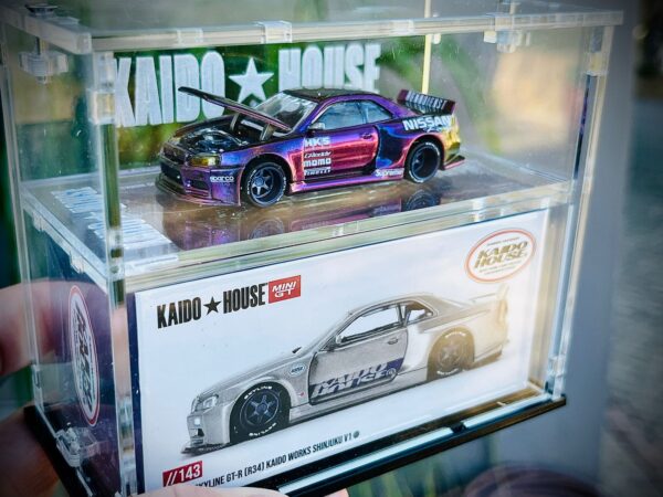 Acrylic/Perspex 1:64 Scale Double Diecast Model Car Display Case ...