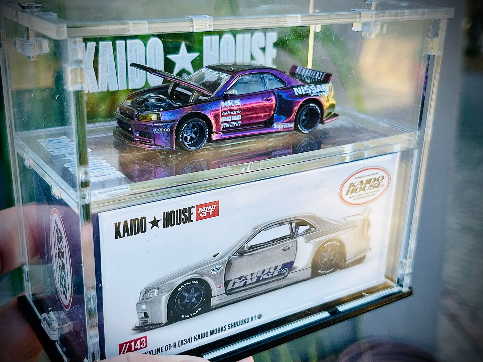 Acrylic/Perspex 1:64 Scale Double Diecast Model Car Display Case ...