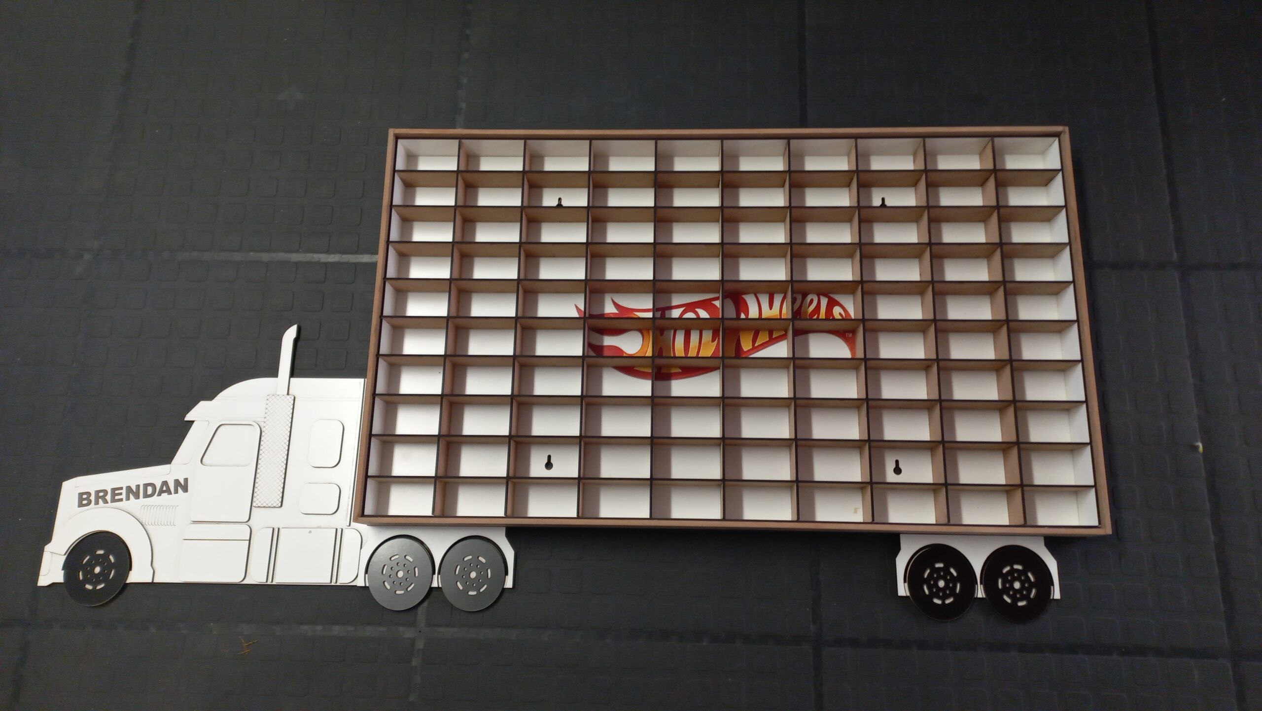 MDF Wood 1:64 Scale Truck Diecast Model Car Display - Perfect Scale ...