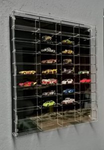 Acrylic/Perspex 1:64 Scale Hotwheels Diecast Model 40 Car Display ...