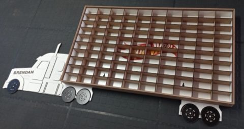 MDF Wood 1:64 Scale Truck Diecast Model Car Display - Perfect Scale ...