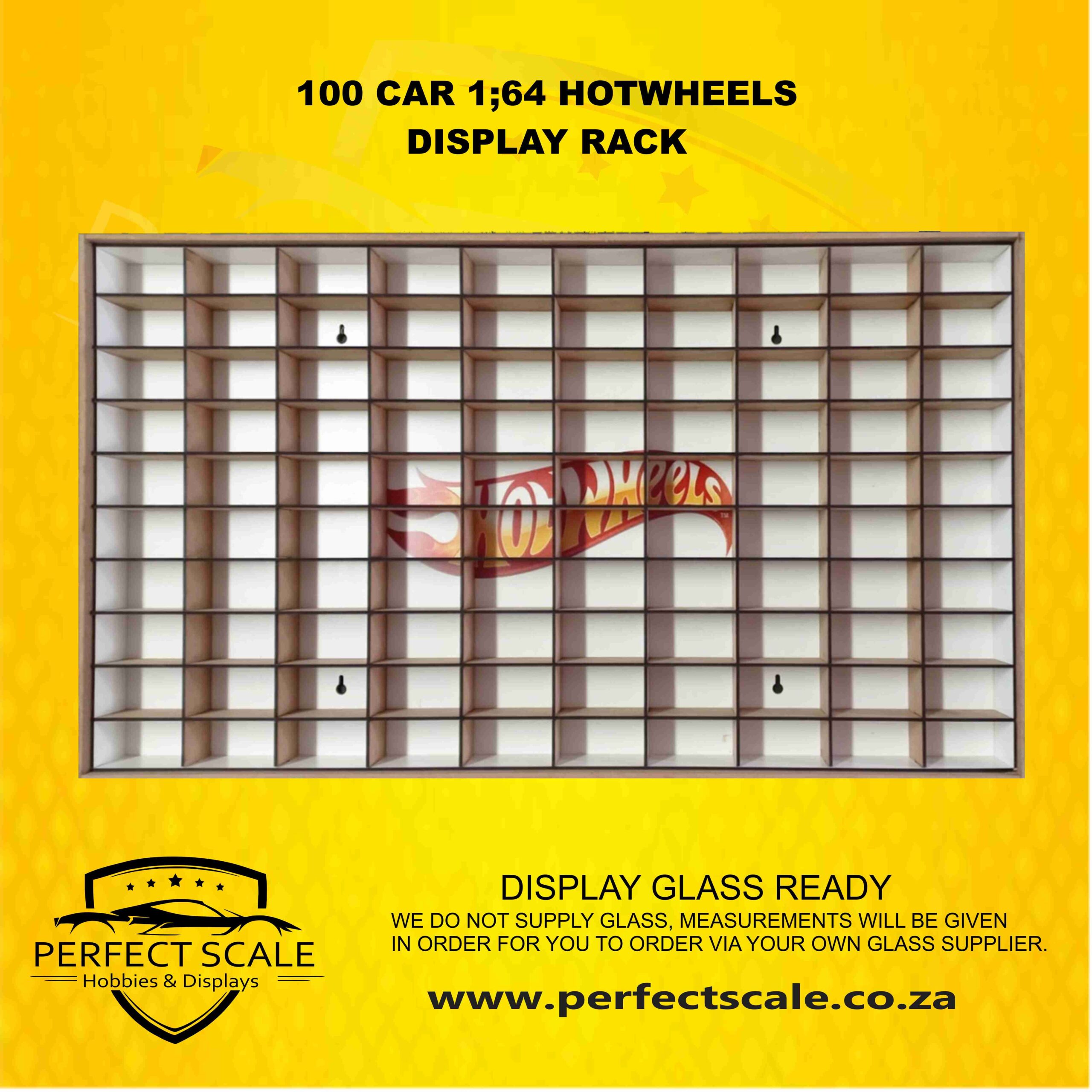 100 Car MDF Wood 1:64 Scale Diecast Model Car Display - Perfect Scale ...