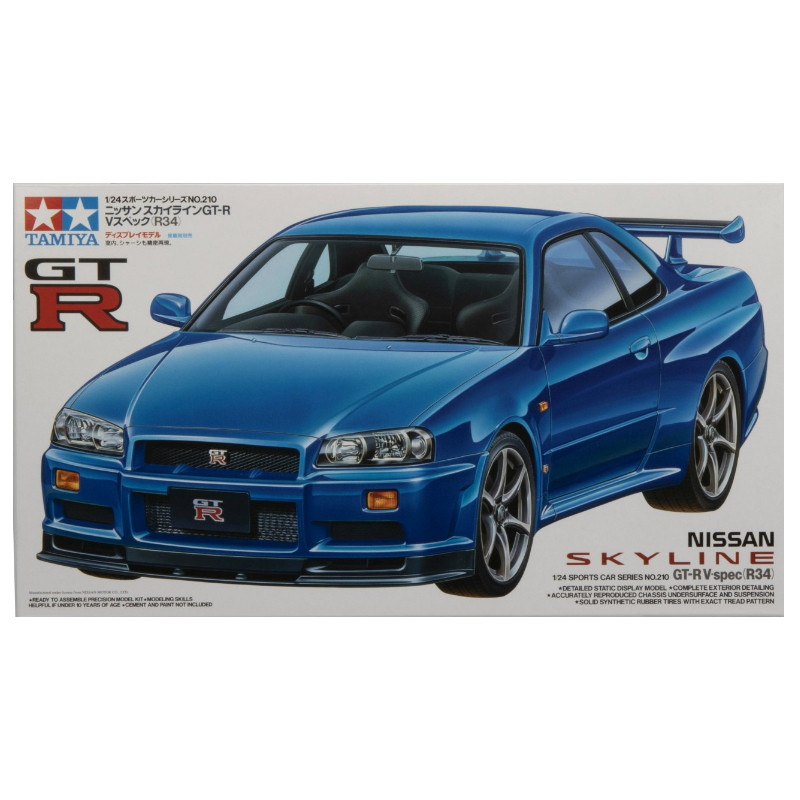 Tamiya 1/24 Nissan Skyline GT-R R34 V-Spec - Perfect Scale Hobbies ...